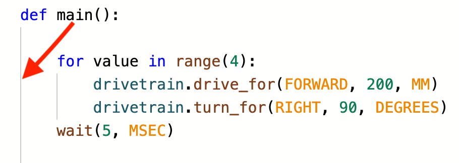 Vex Cs Unit 1 Introduction And Fundamentals Lesson 3 Code Colorization In Vexcode Vr Python